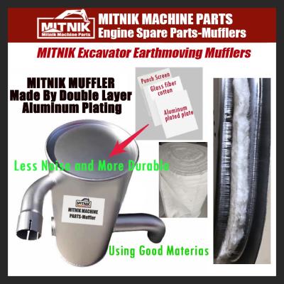 Cina E345 Silenziatore di Muffler forte per impianti di produzione e di lunga durata in vendita