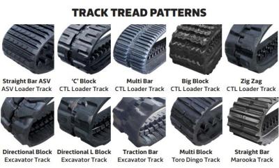 China Techniek Rubber Steel Tracks voor Takeuchi TL12V2 TL12R2 450X86X60 18