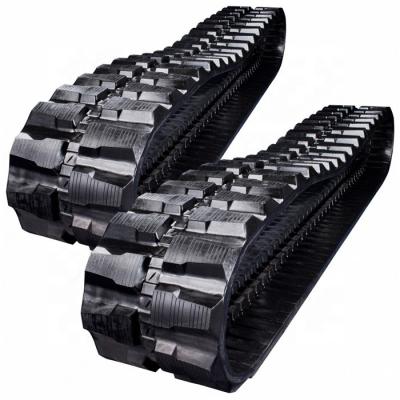 中国 機械修理工房 400x72.5x76 建設用機器用のゴムトラック 掘削機 販売のため