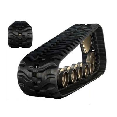 China H280X72X47 Rubberspuren voor graafmachines met hoog patroon en videotechnische ondersteuning Te koop