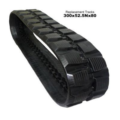China H280X72X47 Rubberspuren voor graafmachines met hoog patroon en videotechnische ondersteuning Te koop