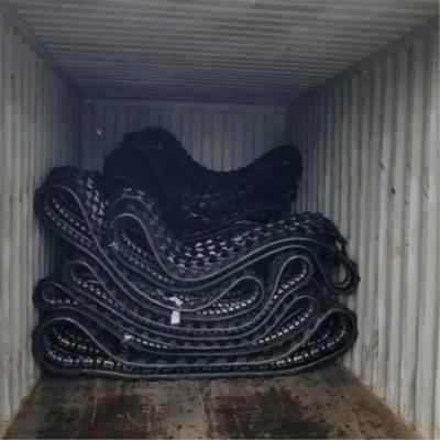 China 400x72.5x74 Rubberen sporen voor mini-graafmachines PC50 PC55 PC60 Natuur rubberen materiaal Te koop