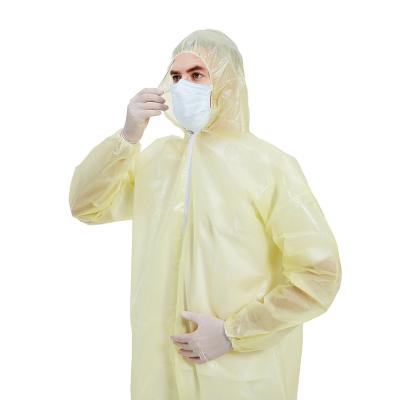 Cina S/M/L/XL/XXL/XXXL/XXXXL eliminabili dei tipi 5 & 6 delle tute del PE dei pp giallo-chiaro 4 in vendita