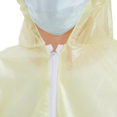 Cina S/M/L/XL/XXL/XXXL/XXXXL eliminabili dei tipi 5 & 6 delle tute del PE dei pp giallo-chiaro 4 in vendita