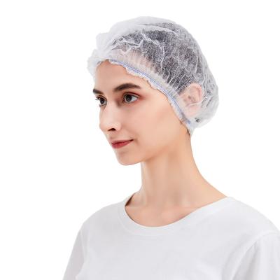 Cina Cappuccio Bouffant non tessuto eliminabile della calca bianca antipolvere in vendita