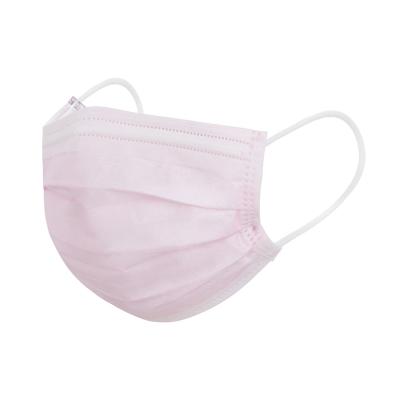China Camada descartável cor-de-rosa Meltblown não tecido respirável da máscara protetora 3 de tela não tecida à venda