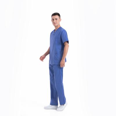 China Soft Cotton Fabric Scrub Suit Uniforms Short Sleeves for sale