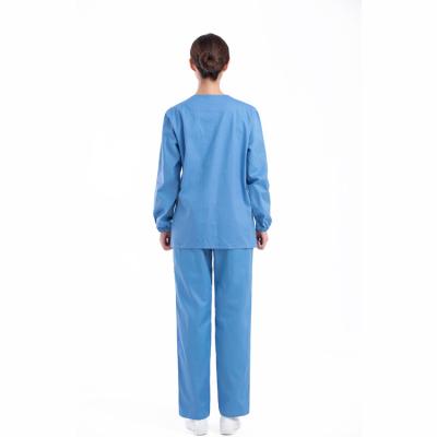 China Blauwe Medisch schrobt Industriële Kostuum Lange Koker xs-3XL, Gezondheidszorgcentrum Te koop