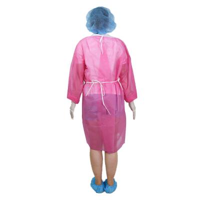 China Nível médico descartável não tecido cor-de-rosa 1 do PPE AAMI dos vestidos 30gsm dos PP 2 3 4 à venda