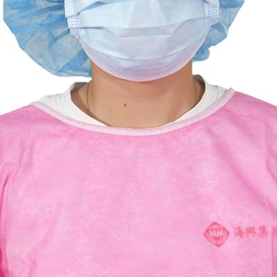 China Nível médico descartável não tecido cor-de-rosa 1 do PPE AAMI dos vestidos 30gsm dos PP 2 3 4 à venda