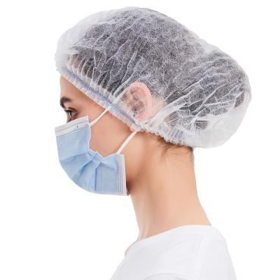 China 510k niet Geweven Gezichtsmasker Earloop 3 Vouw Blauwe Volwassen Klasse II ASTMF2100-Niveau 1 Te koop