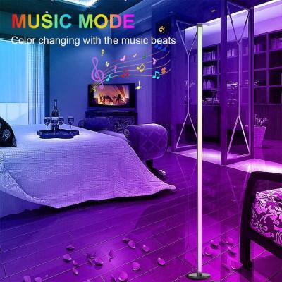 中国 DC 5V USB 10W モダンカラーフル LED エムビントフロアライト Tuya リモートアプリ制御付き RGB LEDフロアライト 販売のため