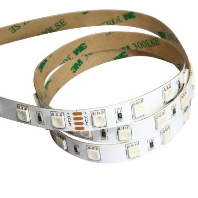 China 24V 60 LEDS SMD 5050 RGB RGBW RGBWW Luz de banda LED para decoración del hogar en venta