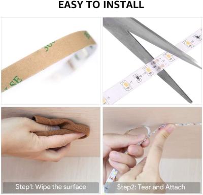 China SMD 3528 2835 LED Strip 300leds RGB 5m Set IP20 Kleur afstandsbediening Licht LED Strip Set Voor feest Te koop