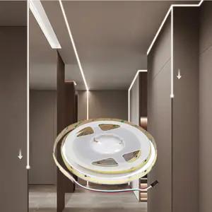 Cina 24V 360 LED Bianco 4000K 6500K CCT COB LED Strip Acqua corrente LED Strip in vendita