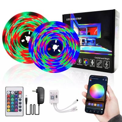 Cina Home Bar 12V 32ft Smart LED Strip RGB 5050 12V 24V Flessibile 54 LED 60LED 48LED 10mm 1670 in vendita