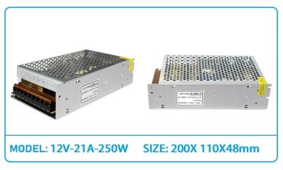 Cina 250W DC 12V 21A S Fornitore di alimentazione in vendita