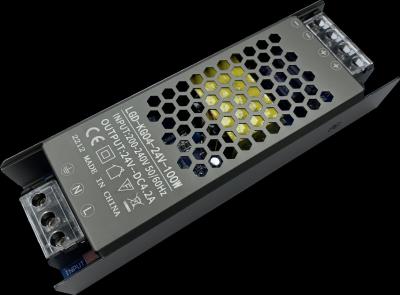 中国 超薄型電源 12V 24V 100W 8.4A 4.3A スイッチングブラック電源 販売のため
