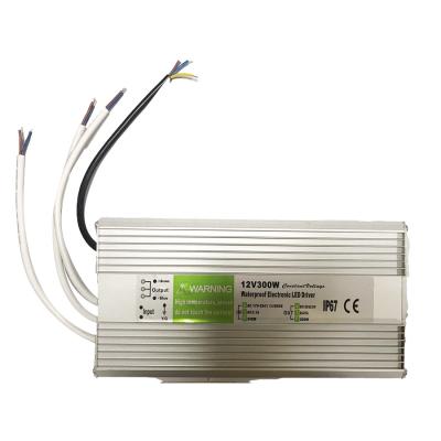 Cina IP67 Fornitore di alimentazione LED impermeabile all'aria aperta 300W 25A Per luci LED in vendita