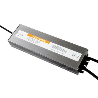 Chine 400W alimentation extérieure IP67 étanche 33A 12V alimentation pour lampes LED à vendre