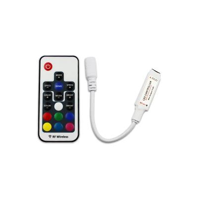 中国 DC 5-24V RGB WW CWコントローラ ミニ RF 無線 17 キーの RGB LEDコントローラ 販売のため