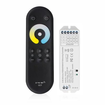 China 2.4G Full Touch LED CCT Controller RF draadloze kleurtemperatuur met 30m besturingsafstand Te koop