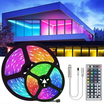 Cina SMD 5050 30D 5M 10M 15M 20M DC 12V impermeabile RGB LED Strip Light Mini 24 chiavi WIFI in vendita