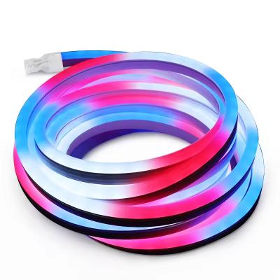 中国 スマート RGB ネオンライト ストライプ 5M LED 防水灯 テレビ モードライト 12V 部屋照明 テープ 装飾 販売のため