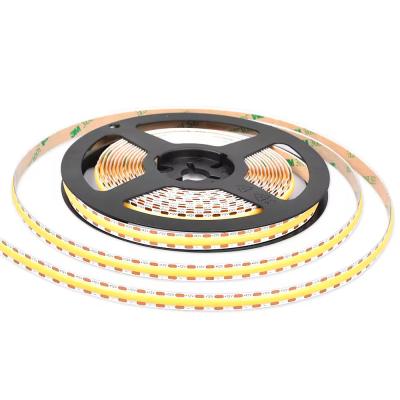 中国 DC 12V フリーカット 防水 COB LED ストライプライト 512LED/M ドットフリー 7.3mm 切断テープライト 販売のため