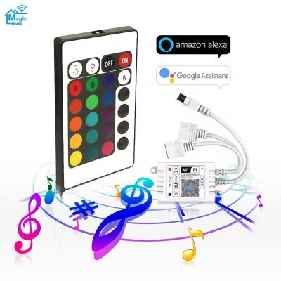 China 5Meter 150 leds TV backlight led strip DC5V Controle remoto 24 chaves SMD5050 RGB Strip Tira porta USB Strip LED flexível à venda