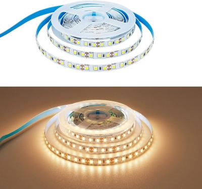 Cina 12V Flex LED Strip 3000K Caldo Bianco SMD2835 LED 120LED/M Cuttable Flexible LED Tape Lampade IP20 per camera da letto in vendita