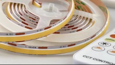 中国 90 CRI COB 560leds CCT 調光可 LED ストライプ 8mm PCB エネルギー節約のためのエコフレンドリー照明 ヨーロッパ 販売のため