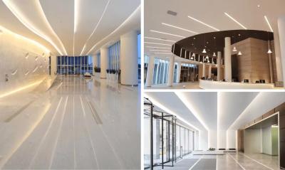 Cina Super larghezza super luminoso COB led striscia RA90 30mm 1600chips 5 file 40W / M DC24V COB LED Strip luci per il progetto di soffitto in vendita