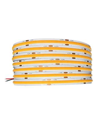 Китай Высокий CRI DC24V COB480 светильники 5m/roll RA90 cob полоска для внутреннего наружного украшения водонепроницаемая профиль COB полоска продается