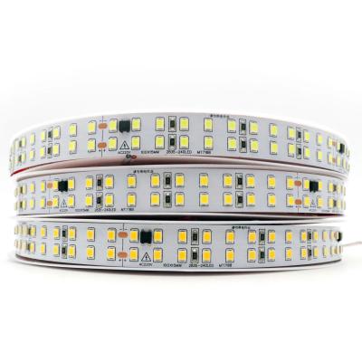China IP20 SMD2835 240LEDS 2 Rows 110V Dimmable Led Strip Lights For Room In South America for sale