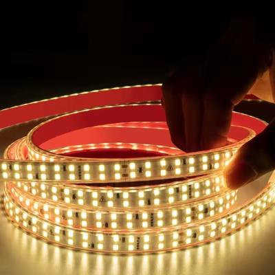 Cina Senza conducente Alta tensione 220V Senza conducente Striscia luminosa autoadesiva 240leds smd 2835 IP67 IP65 Luce di linea decorativa in vendita