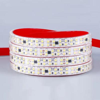 Cina Senza conducente Alta tensione 220V Senza conducente Striscia luminosa autoadesiva 240leds smd 2835 IP67 IP65 Luce di linea decorativa in vendita