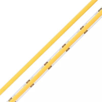 China 12W wasserdicht IP20 COB 480 LEDs 12V 8mm 10mm LED Streifenlicht für Gartendekoration zu verkaufen