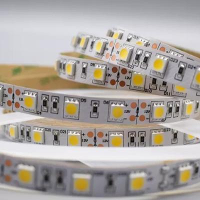 China 12w 12v 24v 10mm 60 Leads Rgb 5050 Smd Flexible Led Strip Light mit und mehreren Farben zu verkaufen