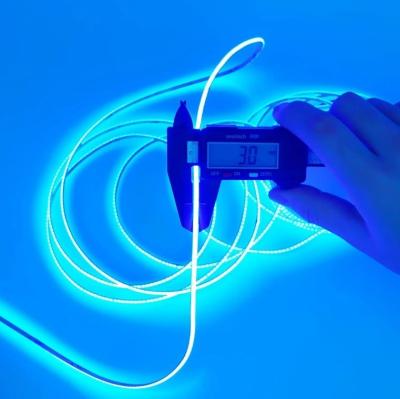 중국 오래 지속되는 COB LED 스트립 라이트 디머 3mm Ultra Slim 400Leds / m 흰색 COB 테이프 50000 시간 이상 판매용