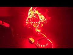 SMD5050 LED-strooklichten RGB met afstandsbediening Dimmabel 5M 60leds Niet-waterdicht 12V Led-strook voor KTV