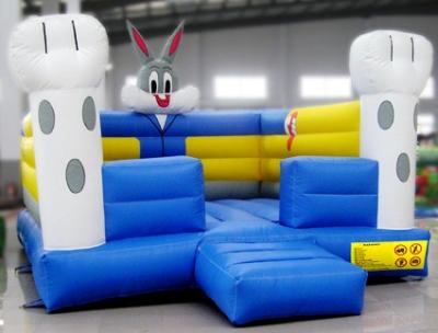 China Inflatable Bouncer / Inflatable Rabit 0.5MM PVC tarpaulin bouncer 4x4m for sale