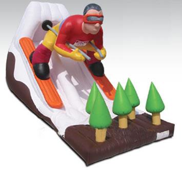 China Inflatble Slide / inflatable ski slide 0.5mm PVC Tarpaulin for sale