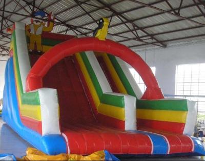 China Inflatble Slide / inflatable rainbow slide 0.55mm PVC Tarpaulin for sale