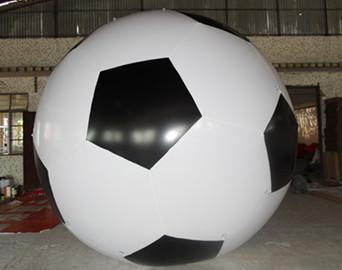 China Inflatable advertising balloon / inflatable giant helium sphere / flying football balloon for sale