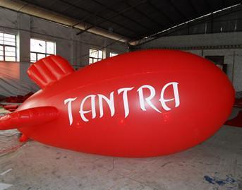 China Inflatable advertising blimp / inflatable giant helium airplane / flying red blimp for sale