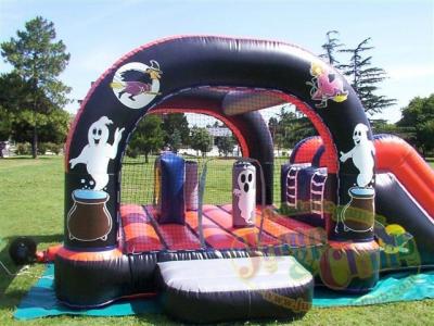 China Inflatable Bouncer / INFLATABLE jump / inflatable jungle palm tree bouncer for sale
