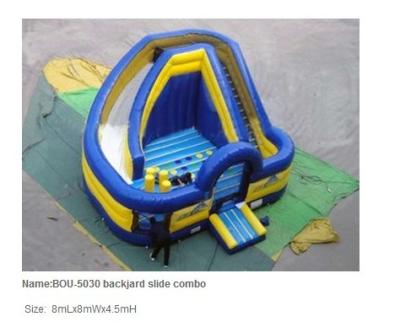 China Inflatble Slide / inflatable pool slide / inflatable funny slide with pool for sale