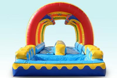 China Inflatable Water Slide / inflatable giant wet slip slide for sale