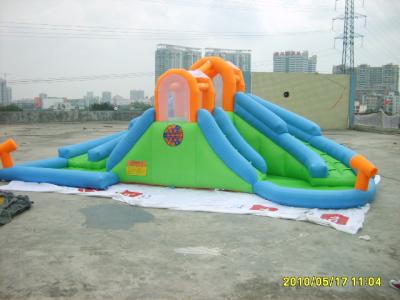China Inflatable Water Slide / inflatable giant pool slide for sale
